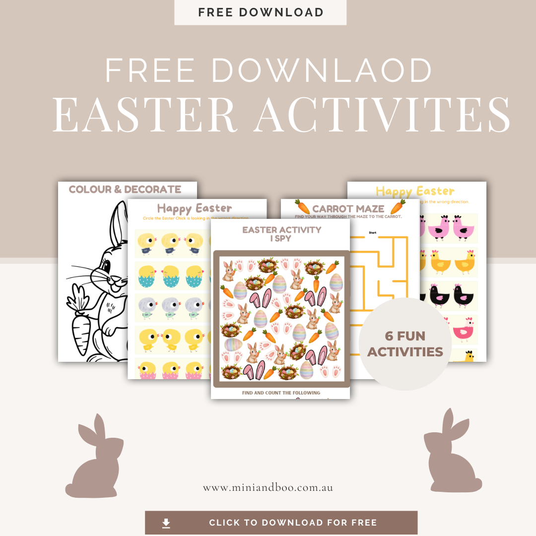 Easter Activity Pack🐰 – MINI AND BOO